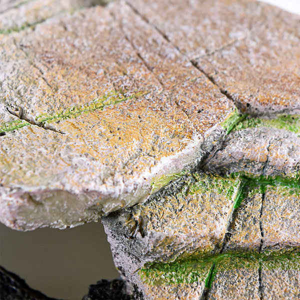 Penn Plax Reptology Medium Shale Scape Step Ledge & Cave Hideout | Wayfair